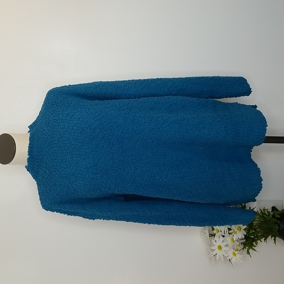 Merokeety | Sweaters | Merokeety Blue Boucle Sweater Nwt L | Poshmark
